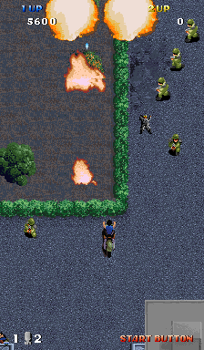 Screenshot of Thundercade (Arcade, 1987) - MobyGames