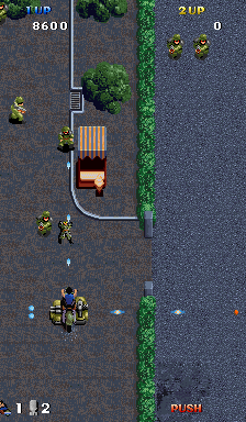 Screenshot of Thundercade (Arcade, 1987) - MobyGames