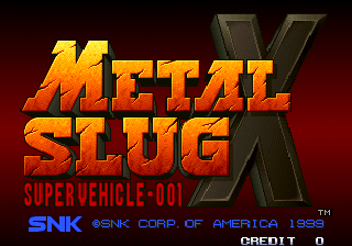 Metal Slug X screenshots - MobyGames