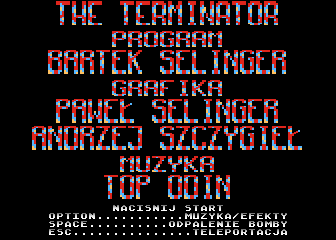 Screenshot of Terminator (Atari 8-bit, 1993) - MobyGames