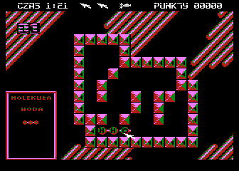 Screenshot of Atomia (Atari 8-bit, 1993) - MobyGames