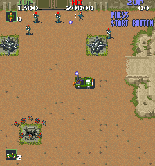 Screenshot of Jackal (Arcade, 1986) - MobyGames