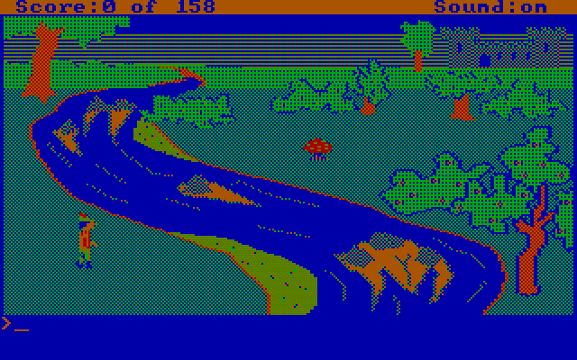 Screenshot of King's Quest (DOS, 1984) - MobyGames