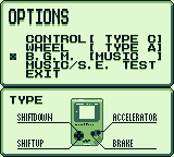 Screenshot of F1 Pole Position (Game Boy, 1992) - MobyGames