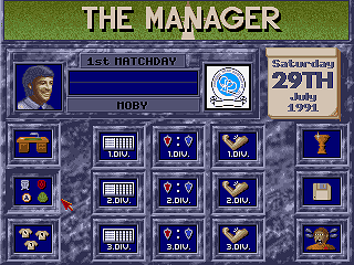 Screenshot of The Manager (DOS, 1992) - MobyGames