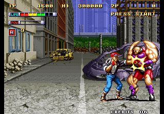 Screenshot of Mutation Nation (Arcade, 1992) - MobyGames