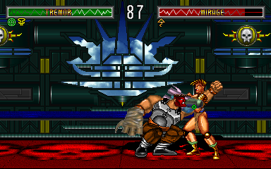Screenshot of BloodStorm (Arcade, 1994) - MobyGames