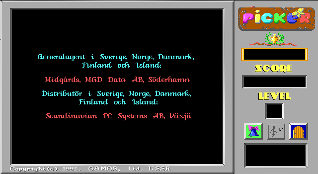 Screenshot of Moscow Nights (DOS, 1993) - MobyGames