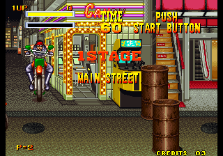 Screenshot of Burning Fight (Arcade, 1991) - MobyGames