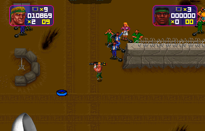 Screenshot of Total Carnage (Arcade, 1992) - MobyGames