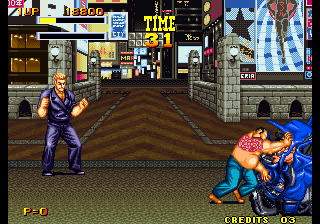 Screenshot of Burning Fight (Arcade, 1991) - MobyGames