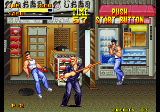Screenshot of Burning Fight (Arcade, 1991) - MobyGames