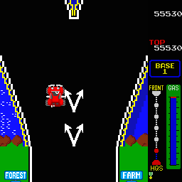 Screenshot of The Battle-Road (Arcade, 1984) - MobyGames