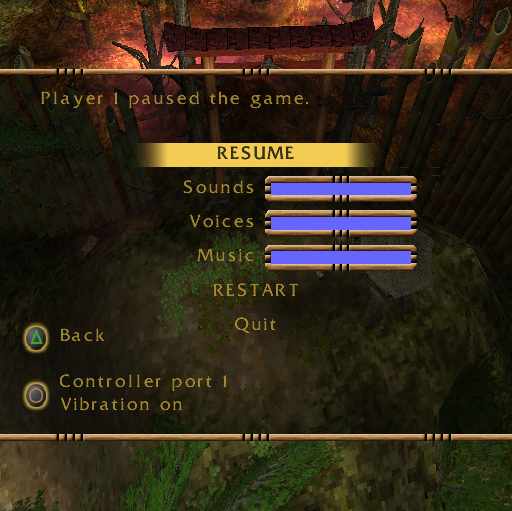 Screenshot of Godai: Elemental Force (PlayStation 2, 2002) - MobyGames