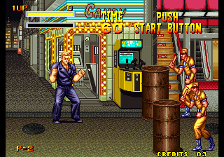 Screenshot of Burning Fight (Arcade, 1991) - MobyGames