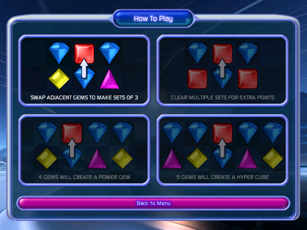 Screenshot of Bejeweled 2: Deluxe (Windows, 2004) - MobyGames