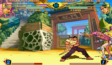 Screenshot of JoJo's Bizarre Adventure (Arcade, 1998) - MobyGames