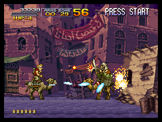 Screenshot of Metal Slug X (PlayStation, 1999) - MobyGames