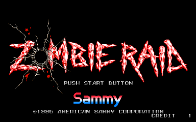 Screenshot of Zombie Raid (Arcade, 1995) - MobyGames