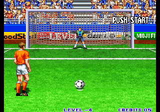 Screenshot of Goal! Goal! Goal! (Arcade, 1995) - MobyGames
