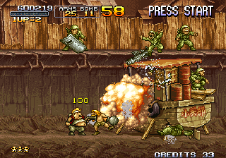 Screenshot of Metal Slug 2: Super Vehicle - 001/II (Arcade, 1998 ...