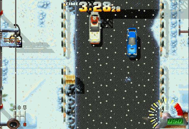 Screenshot of Power Drive Rally (Jaguar, 1995) - MobyGames