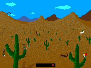 Screenshot of Crossbow (Arcade, 1983) - MobyGames