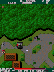 Screenshot of Tank (Arcade, 1985) - MobyGames