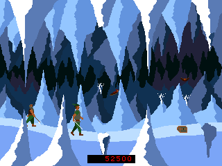 Screenshot of Crossbow (Arcade, 1983) - MobyGames