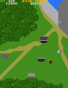 Screenshot of Xevious (Arcade, 1982) - MobyGames