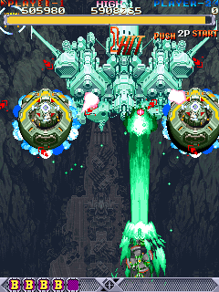 Screenshot of DoDonPachi (Arcade, 1997) - MobyGames