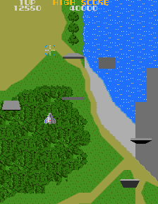 Screenshot of Xevious (Arcade, 1982) - MobyGames