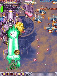 Screenshot of DoDonPachi (Arcade, 1997) - MobyGames