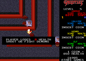 Screenshot of Gauntlet (Arcade, 1985) - MobyGames