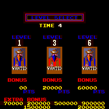 Screenshot of Bank Panic (Arcade, 1985) - MobyGames