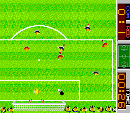 Screenshot of Tehkan World Cup (Arcade, 1985) - MobyGames
