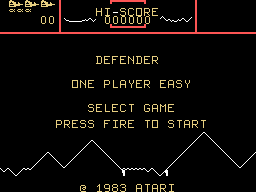 Screenshot of Defender (TI-99/4A, 1981) - MobyGames