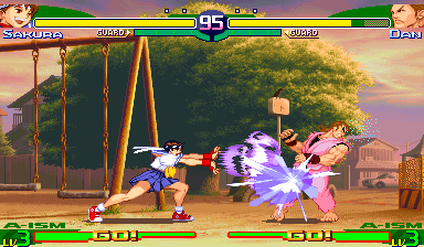 Screenshot of Street Fighter Alpha 3 (Arcade, 1998) - MobyGames