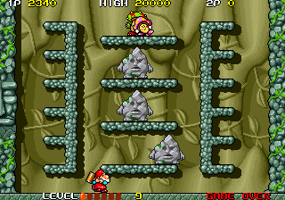 Screenshot of Don Doko Don (Arcade, 1989) - MobyGames