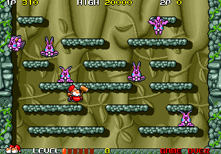 Screenshot of Don Doko Don (Arcade, 1989) - MobyGames
