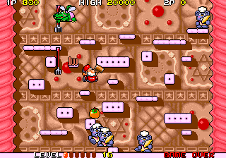 Screenshot of Don Doko Don (Arcade, 1989) - MobyGames