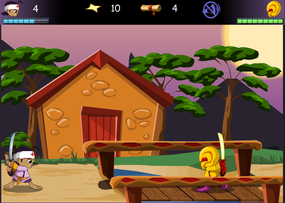 Screenshot of 3 Foot Ninja (Browser, 2003) - MobyGames