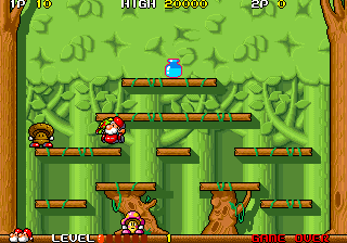 Screenshot of Don Doko Don (Arcade, 1989) - MobyGames