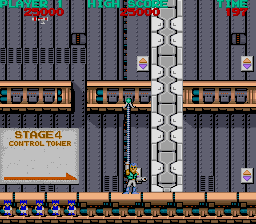 Screenshot of Bionic Commando (Arcade, 1987) - MobyGames