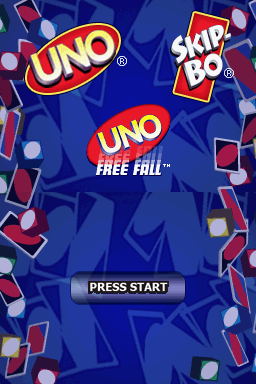 Screenshot of Uno / Skip-Bo / Uno Freefall (Nintendo DS, 2007) - MobyGames