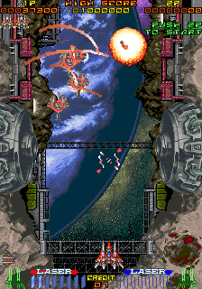 Screenshot of Galactic Attack (Arcade, 1994) - MobyGames