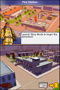 Screenshot of My Hero: Firefighter (Nintendo DS, 2008) - MobyGames