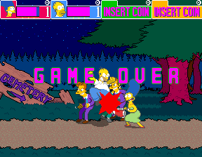 Screenshot of The Simpsons (Arcade, 1991) - MobyGames