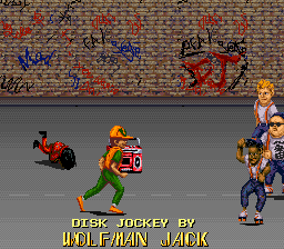 Screenshot of DJ Boy (Arcade, 1989) - MobyGames