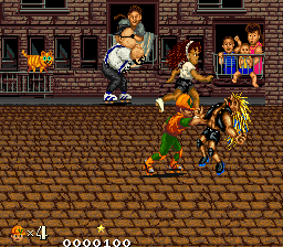 Screenshot of DJ Boy (Arcade, 1989) - MobyGames